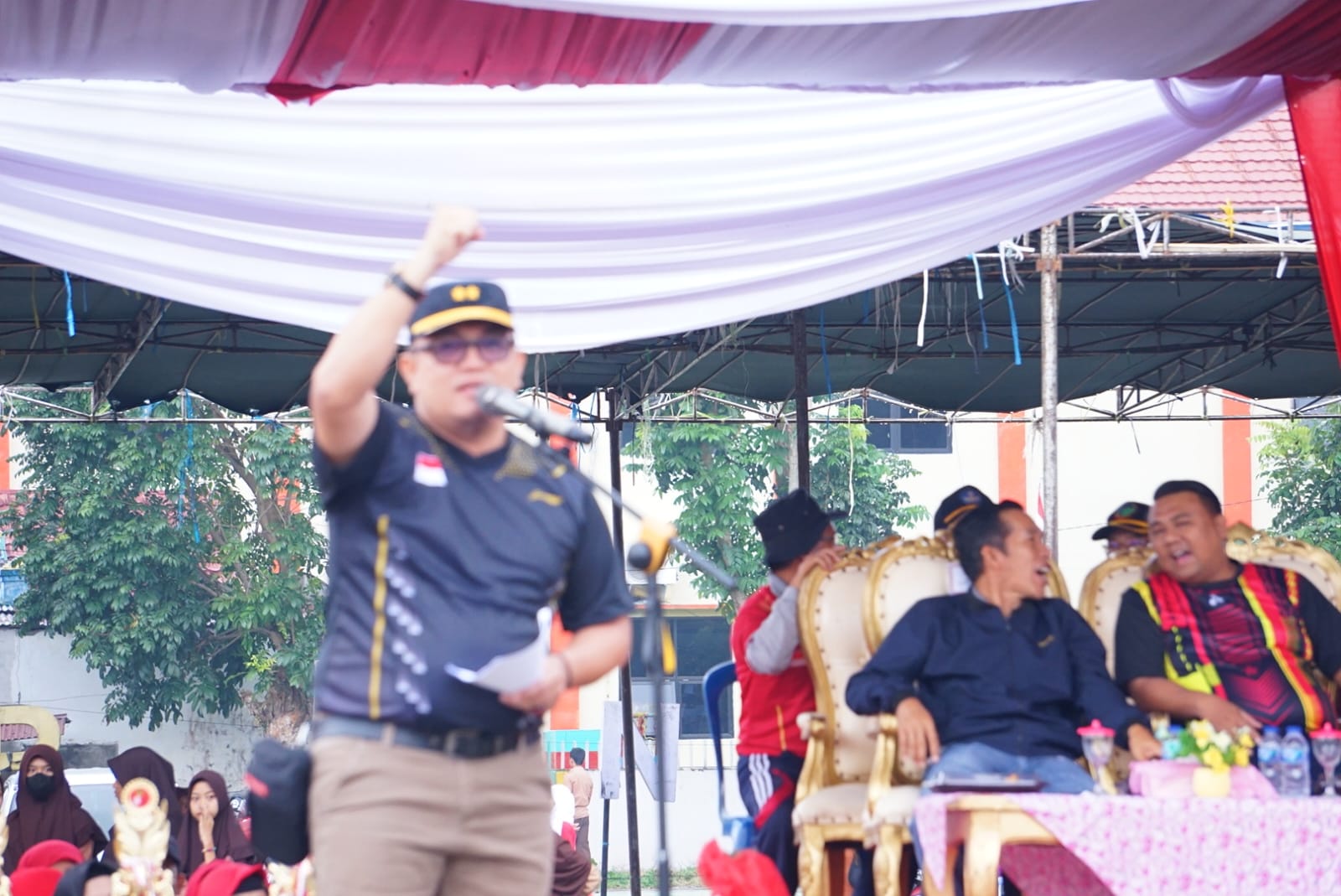 Meriahkan HUT RI Ke 78, Bupati Rejang Lebong Buka Festival Drum Band Tingkat SD, SMP, SMA ...