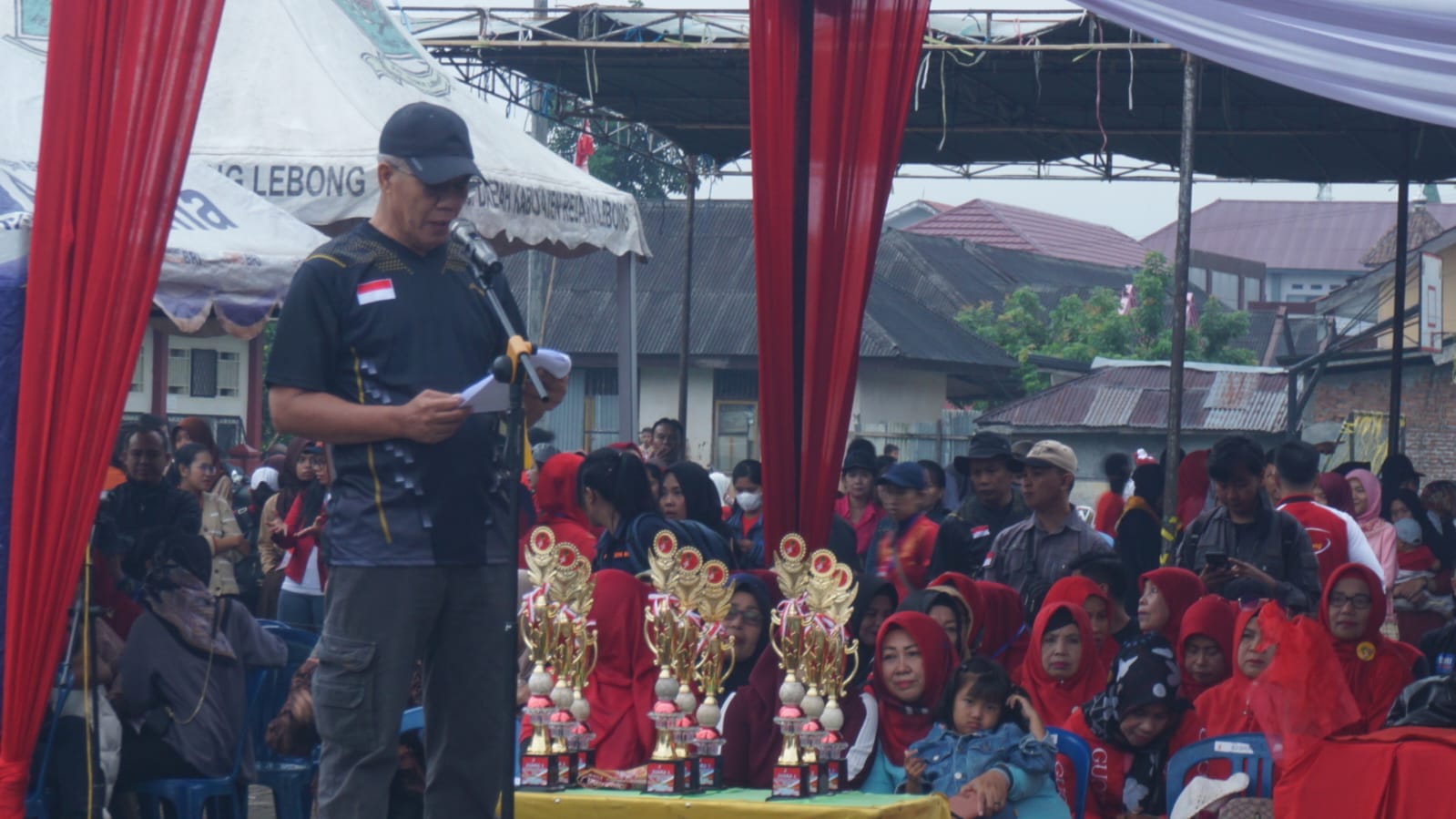 Meriahkan HUT RI Ke 78, Bupati Rejang Lebong Buka Festival Drum Band Tingkat SD, SMP, SMA ...