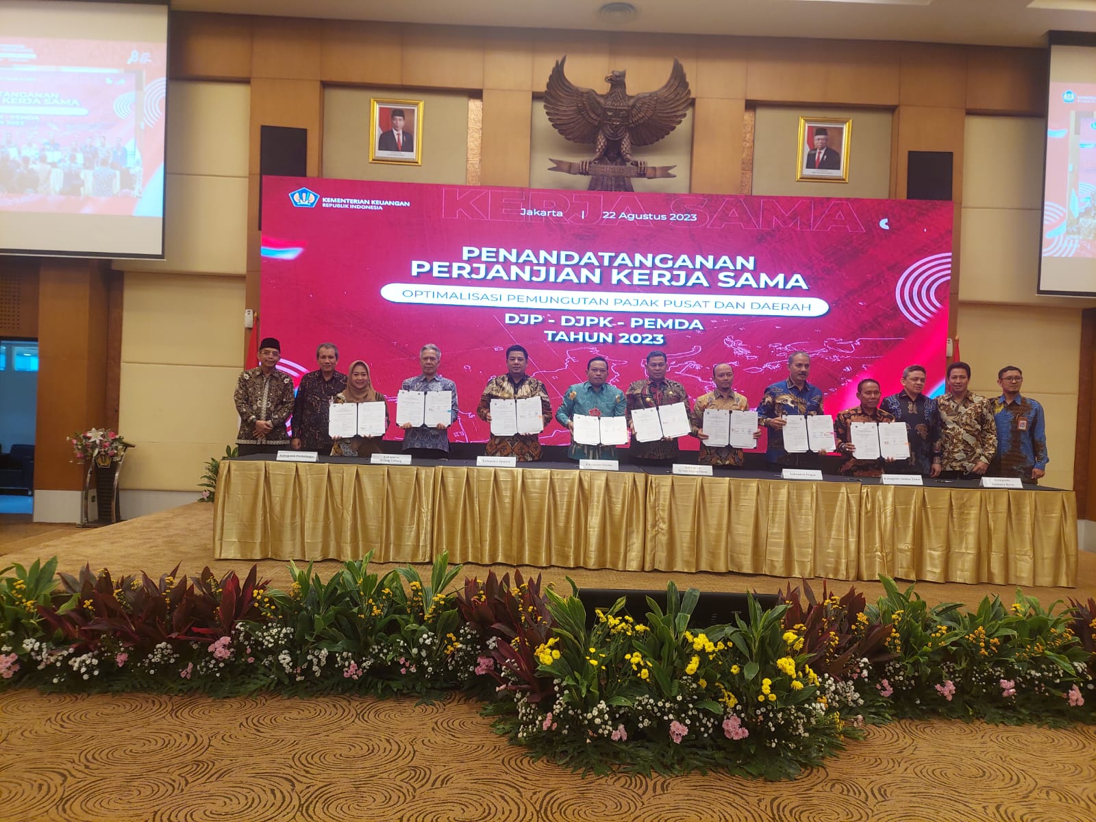 Pemkab Rejang Lebong Tandatangani PKS Optimalisasi Pemungutan Pajak ...