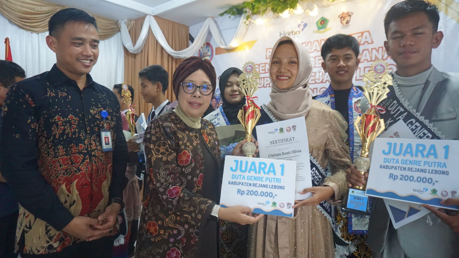 Grand Final Pemilihan Duta Genre Kab. Rejang Lebong Tahun 2023, Lahirkan Generasi Berencana Dan ...