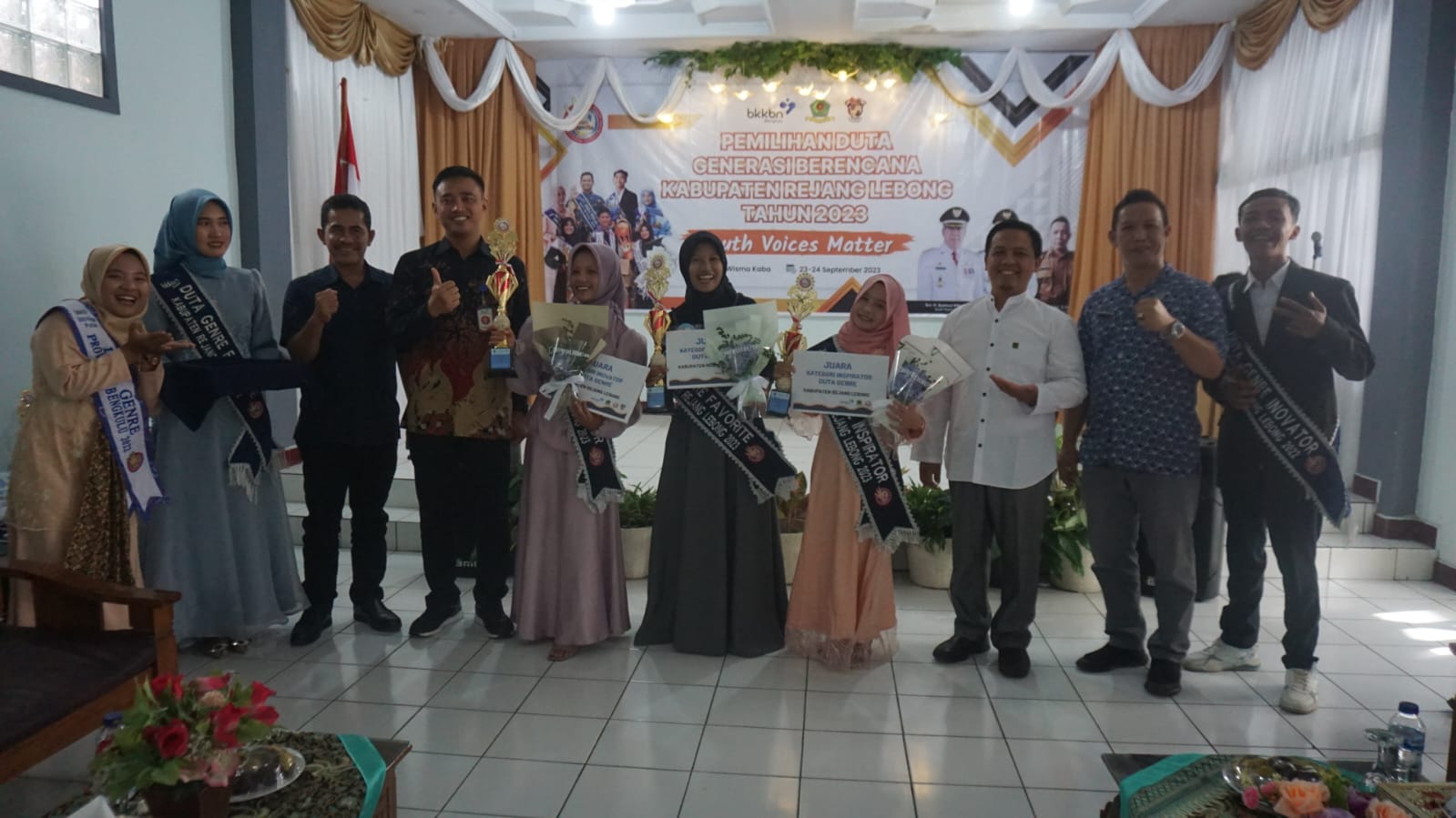 Grand Final Pemilihan Duta Genre Kab. Rejang Lebong Tahun 2023, Lahirkan Generasi Berencana Dan ...